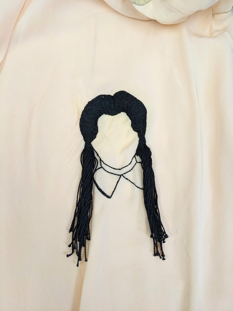 Upcycled Vintage Wednesday Adams Slip, Studio VL For Sale at 1stDibs