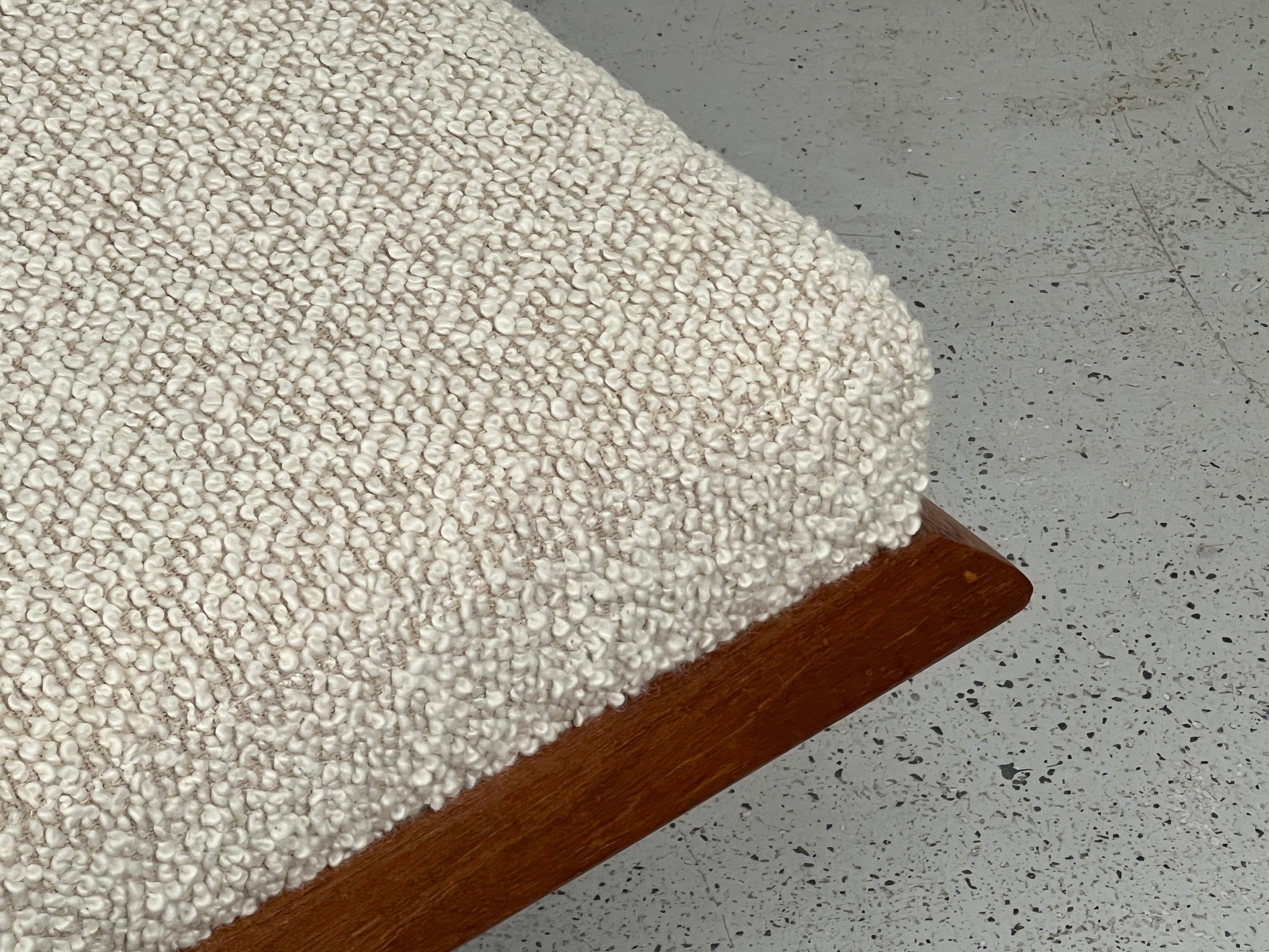 Upholstered Bench by John Keal for Brown Saltman at 1stDibs