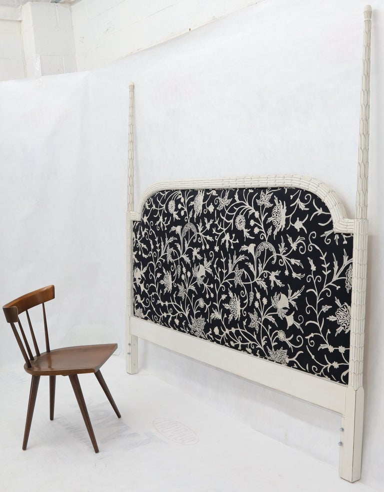 Upholstered Decorative Black and White Fabric King Size Poster ...