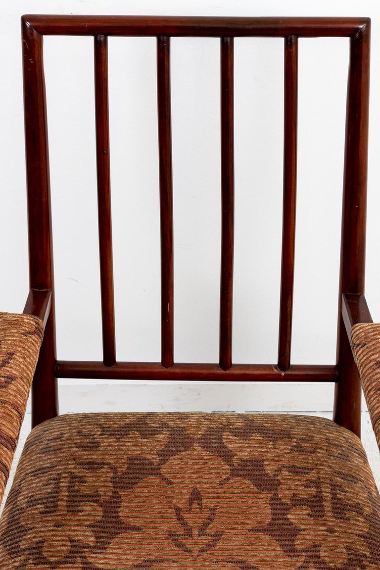 Upholstered English Style Library Chair For Sale at 1stDibs