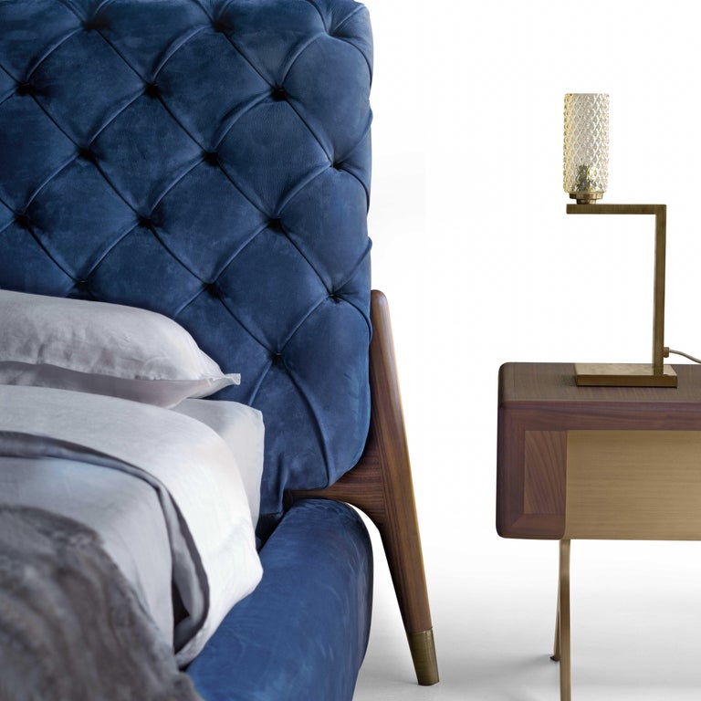 Upholstered , Leather, Chanel Bed For Sale at 1stDibs