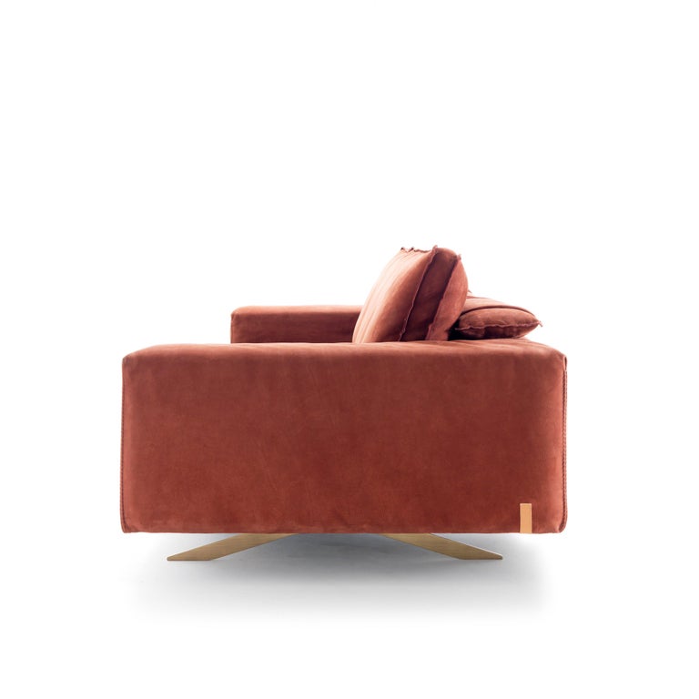 Upholstered, Leather, Victor Sofa For Sale at 1stDibs