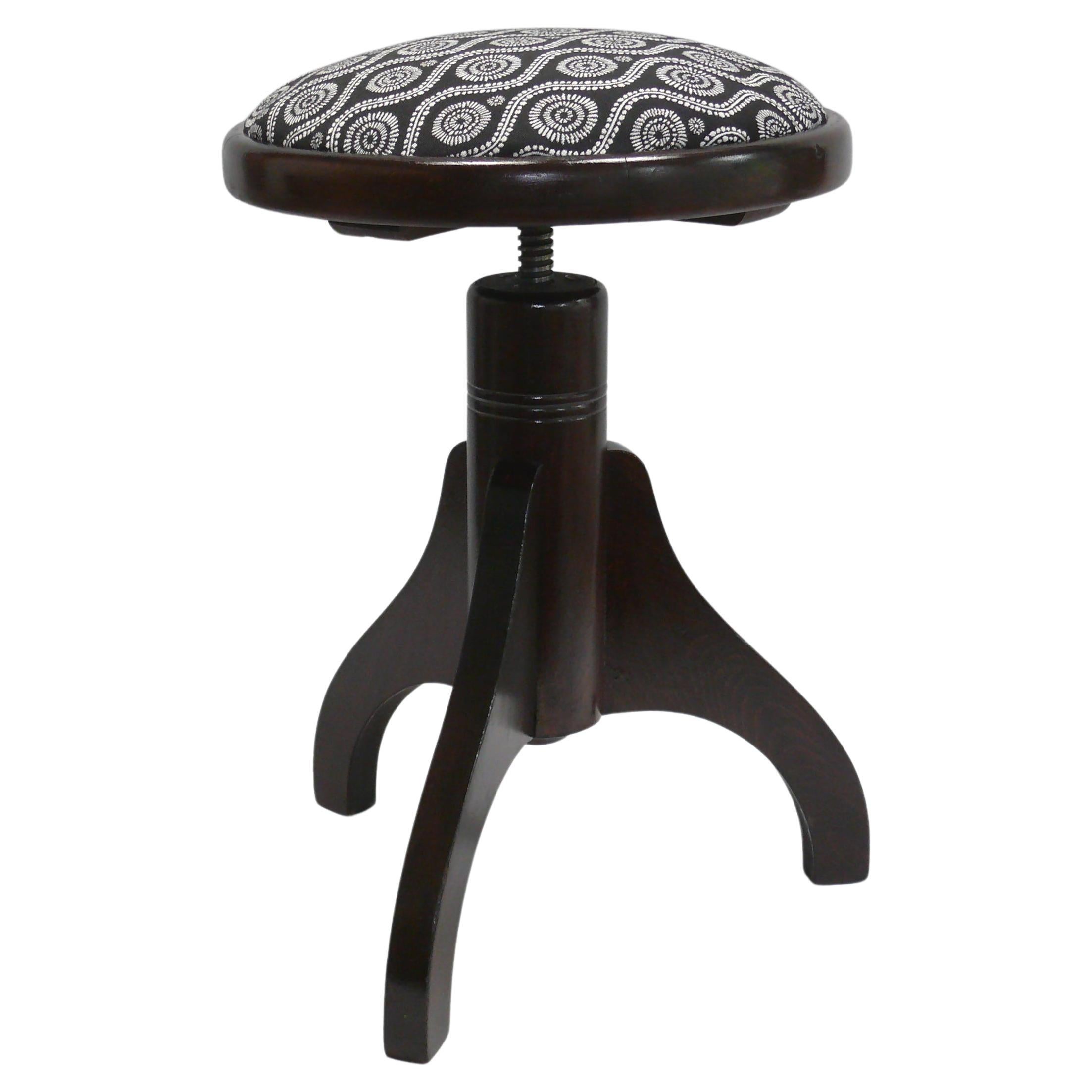 Rare Piano Stool Thonet Nr.2, since 1895 For Sale at 1stDibs