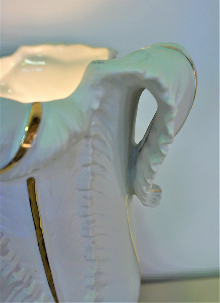Upright Table Lamp Limoges Porcelain For Sale at 1stDibs