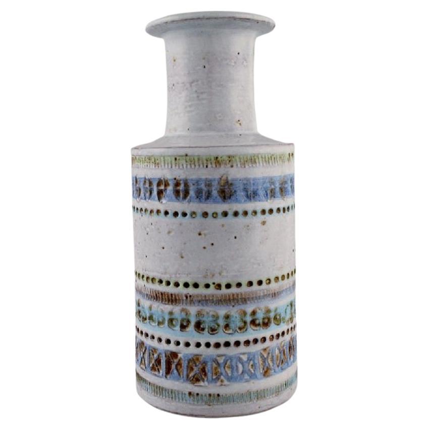 Saxbo Vase in Glazed Ceramics, Beautiful Glaze, Mid-20th C. For Sale at ...