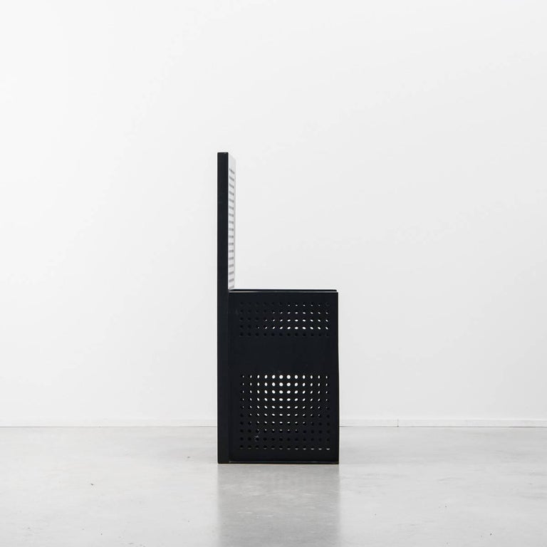 Urano Palma Perforated Metal Chair at 1stDibs