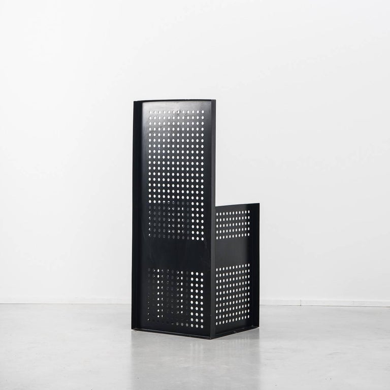 Urano Palma Perforated Metal Chair at 1stDibs