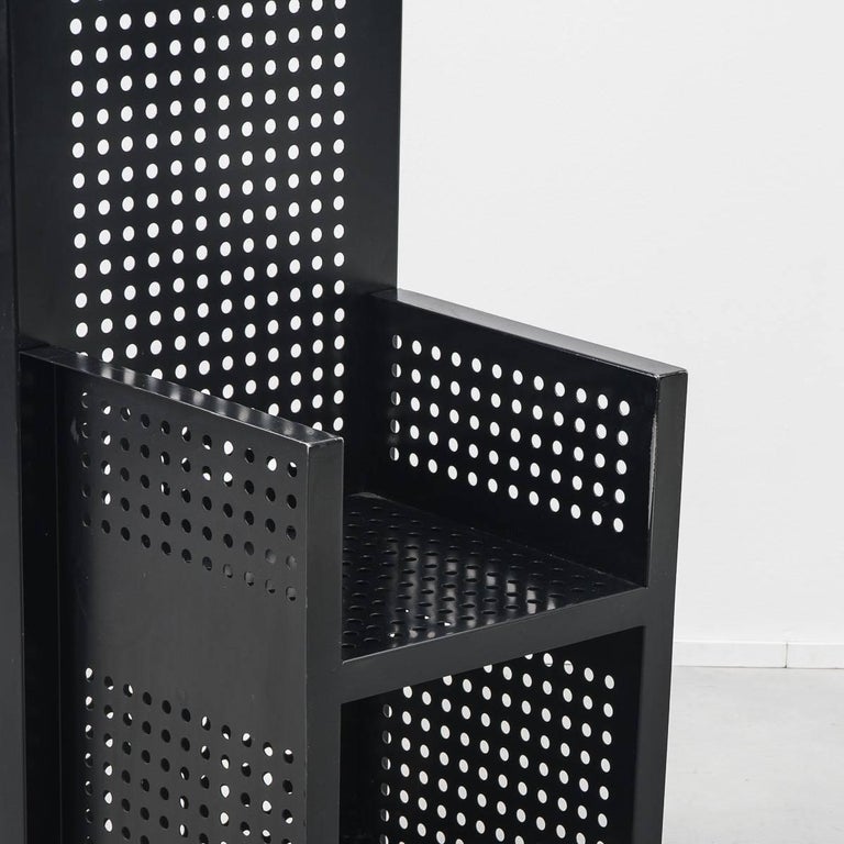Urano Palma Perforated Metal Chair at 1stDibs