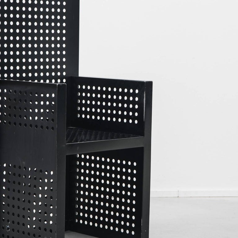 Urano Palma Perforated Metal Chair at 1stDibs