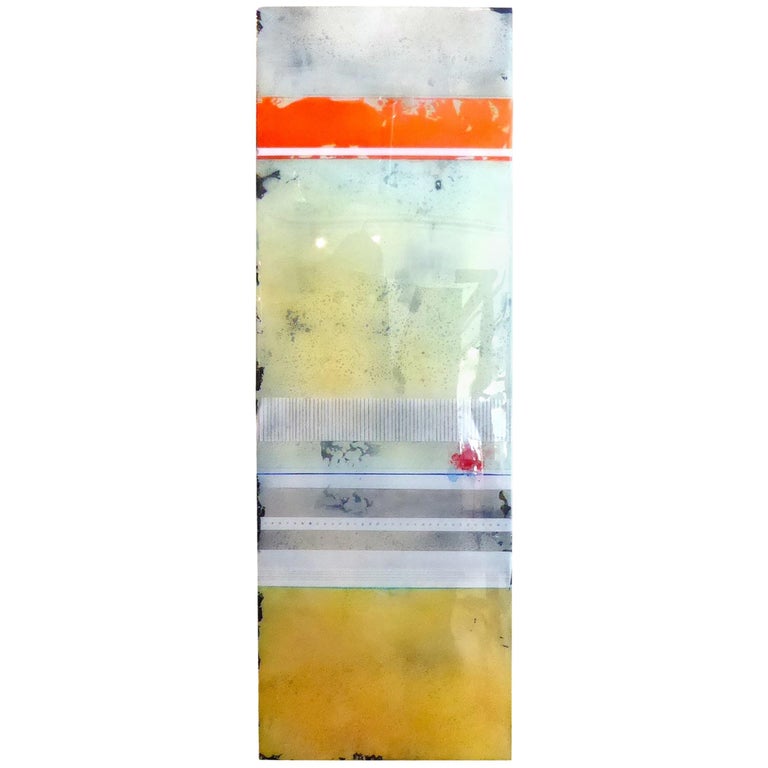 "Urban 40" a Contemporary Poured Resin Painting by American Artist Ken ...