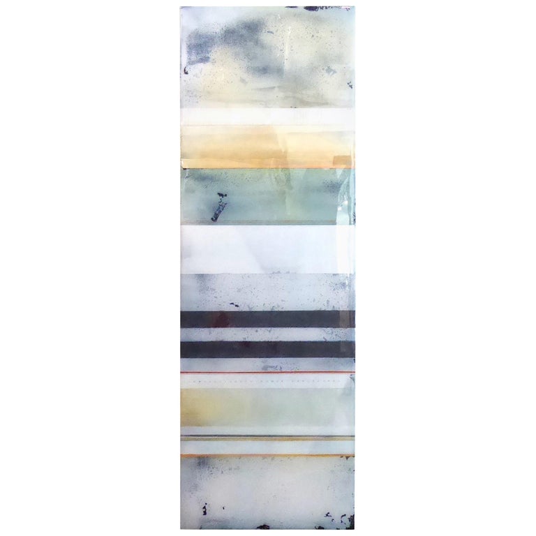 "Urban 41" a Contemporary Poured Resin Painting by American Artist Ken ...