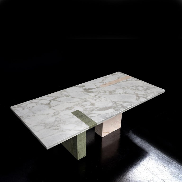 Urban Arabescato Vagli Marble Dining Table by Giorgio Soressi For Sale ...