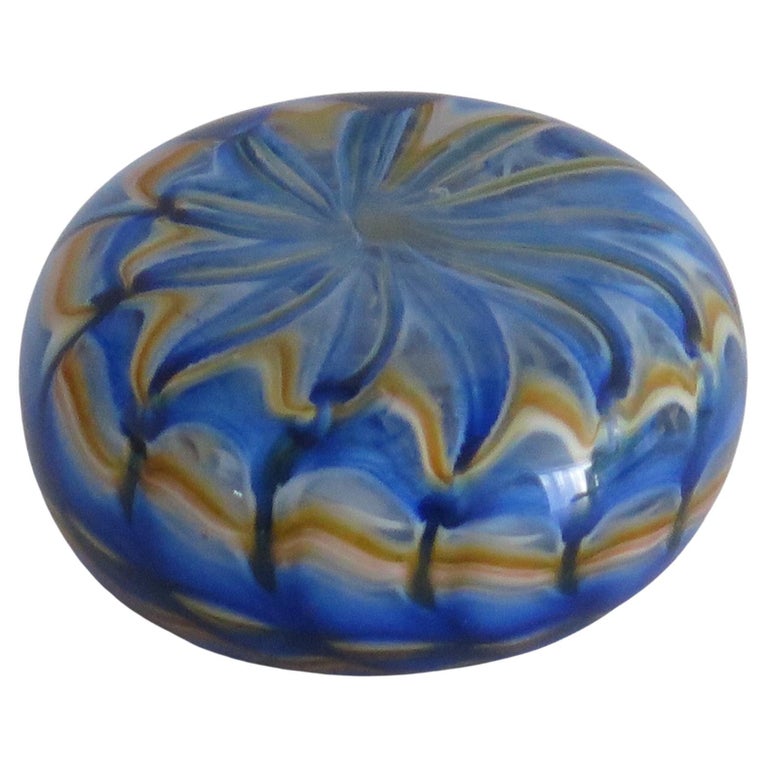 Uredale Glass Paperwight Pebble Shape Star Decoration, North Yorkshire ...