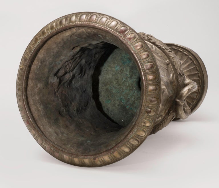 Urns, 19th Century Bronze Medici Style, Pair For Sale at 1stDibs