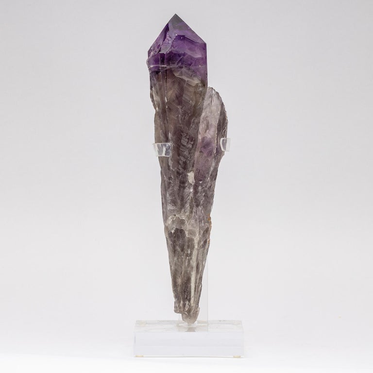 Uruguay Polished Agate with Amethysts Quartz Crystals Cluster on ...