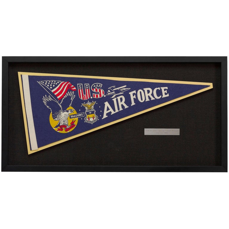U.S. Air Force Academy Falcons Vintage Pennant, circa 1960s For Sale at ...