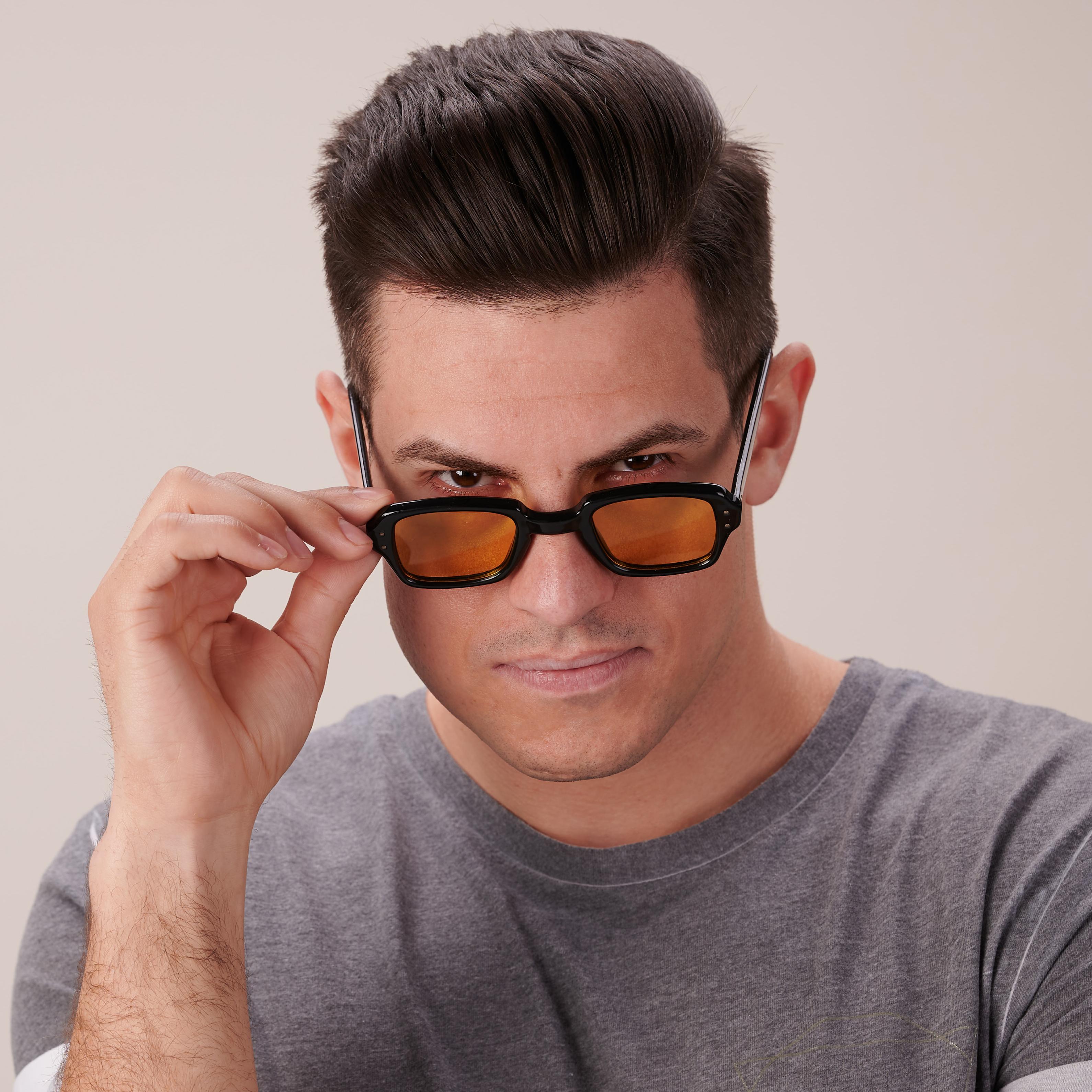 US Military vintage sunglasses, made in U.S.A. Famous BCG yellow ...