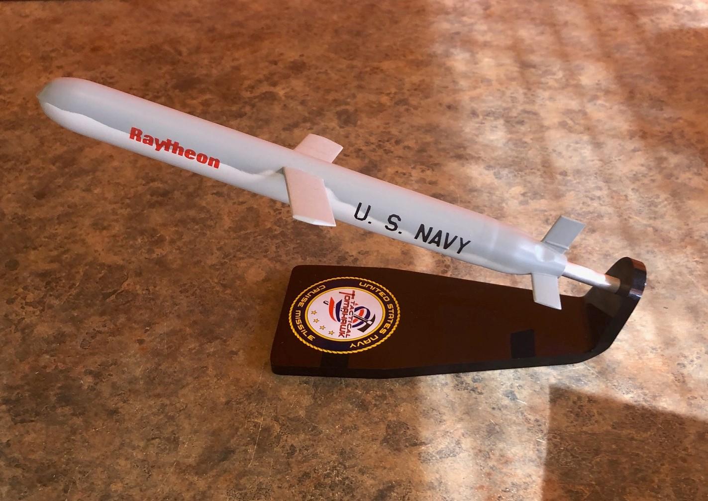 U.S. Navy Tomahawk Cruise Missile Contractor Desk Model at 1stDibs