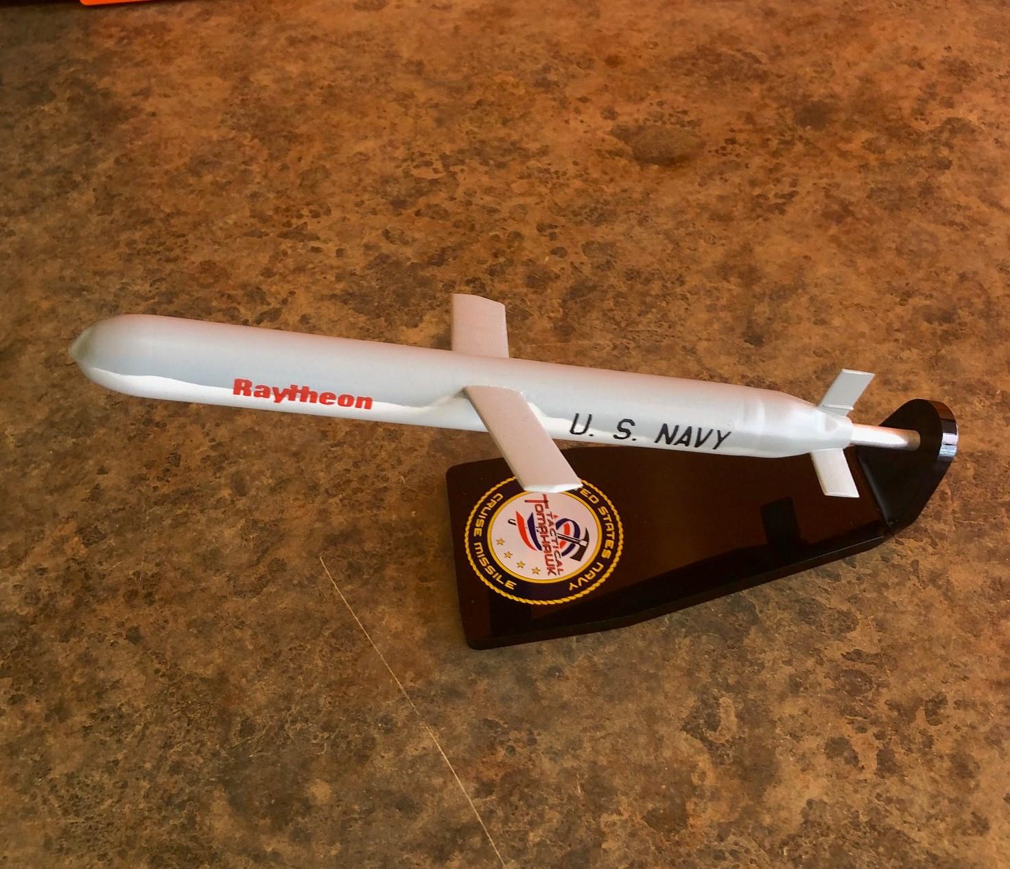 U.S. Navy Tomahawk Cruise Missile Contractor Desk Model at 1stDibs