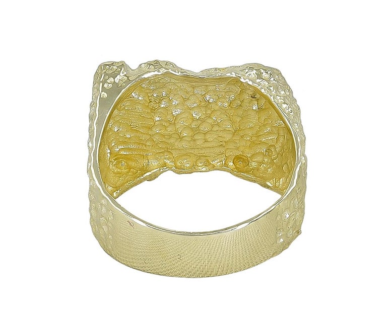 USA Gold Map Ring For Sale at 1stDibs