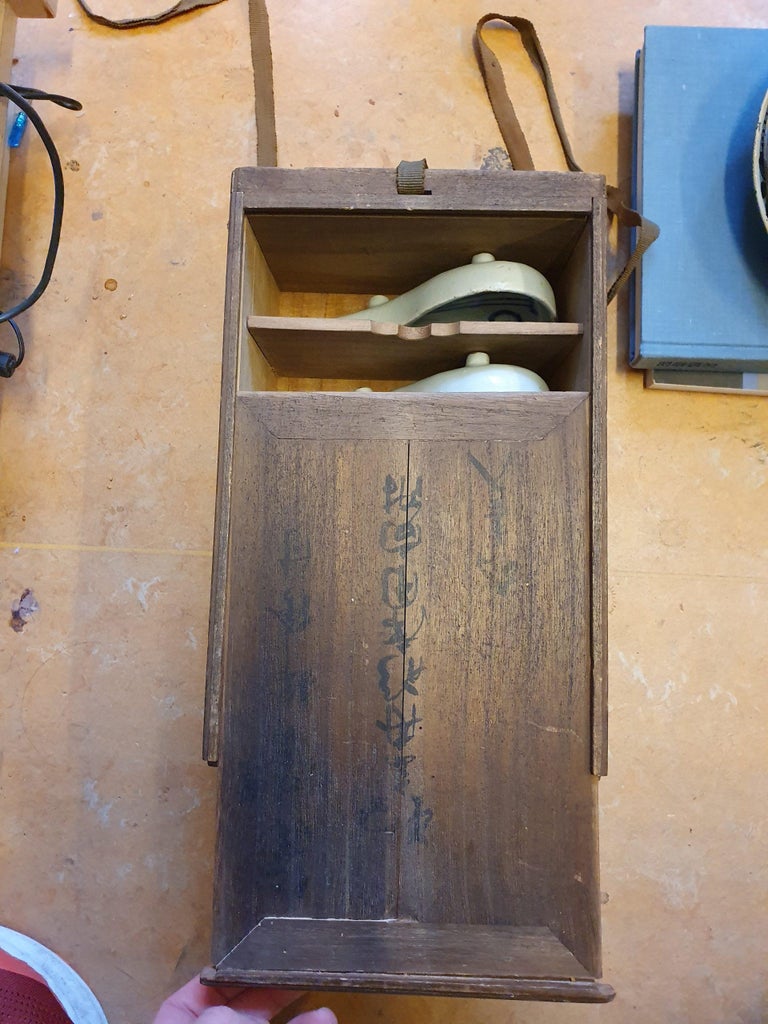 Usable Set Japanese Porcelain Footed Dishes Kutani 20th-21st Biwa ...