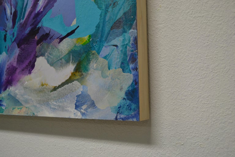 Usha Shukla - Blue Star, Original Abstract Painting, 2020 For Sale at ...