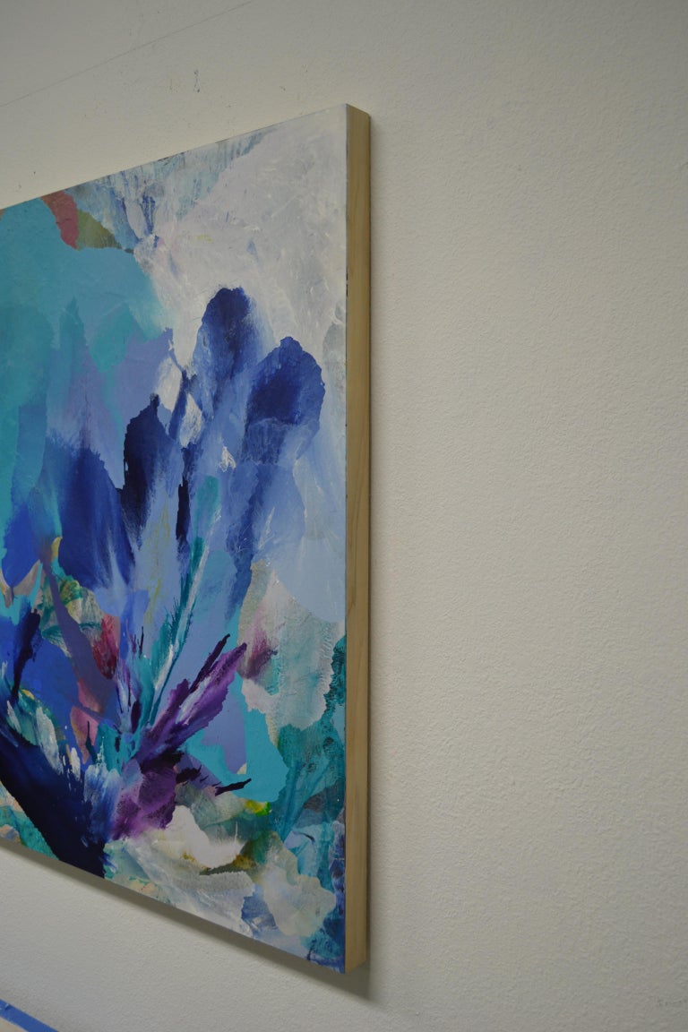 Usha Shukla - Blue Star, Original Abstract Painting, 2020 For Sale at ...