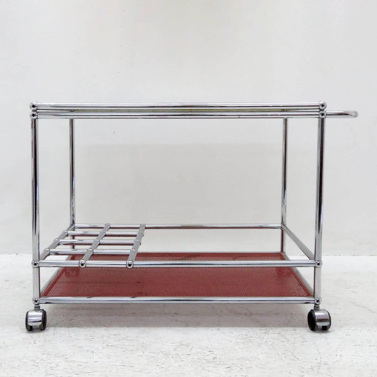 USM Haller Bar Cart at 1stDibs | usm bar cart, usm haller bar trolley ...