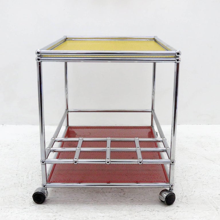 USM Haller Bar Cart at 1stDibs | usm bar cart, usm haller bar trolley ...