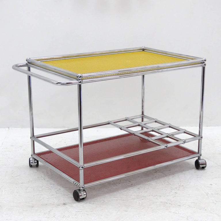 USM Haller Bar Cart at 1stDibs | usm bar cart, usm haller bar trolley ...