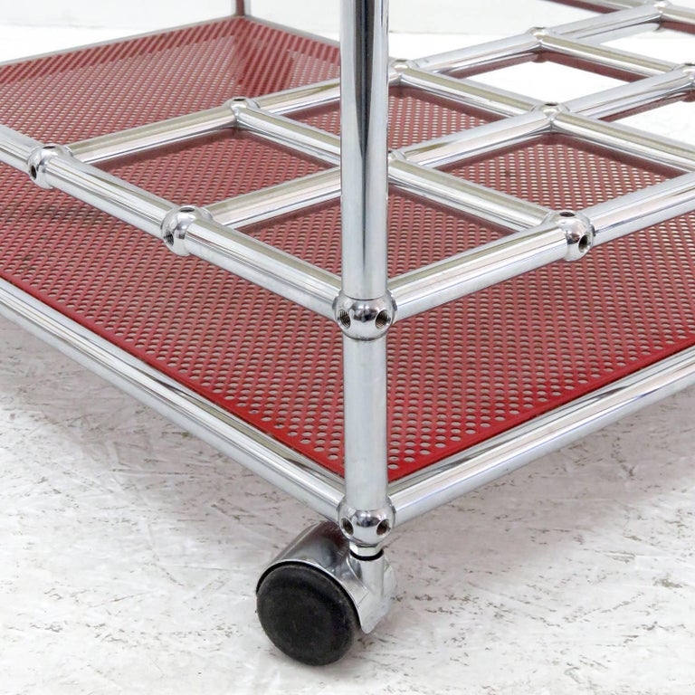 USM Haller Bar Cart at 1stDibs | usm bar cart, usm haller bar trolley ...