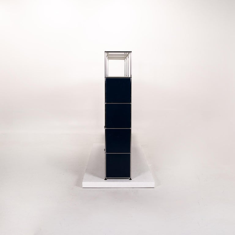 Usm Haller Metal Glass Shelf Blue White Sideboard Office Furniture For ...