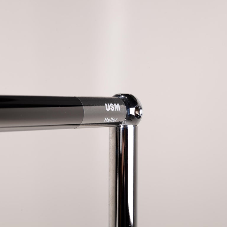 Usm Haller Metal Glass Shelf Blue White Sideboard Office Furniture For ...