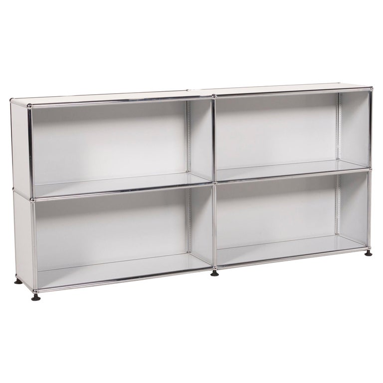 USM Haller Metal Sideboard Gray Light Gray Office Furniture Modular ...