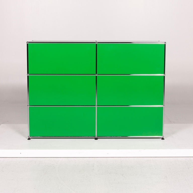 USM Haller Metal Sideboard Green Office Shelf at 1stDibs | usm haller ...