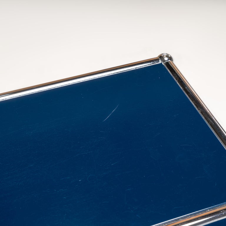 USM Haller Swiss Steel Blue Sideboard For Sale at 1stDibs