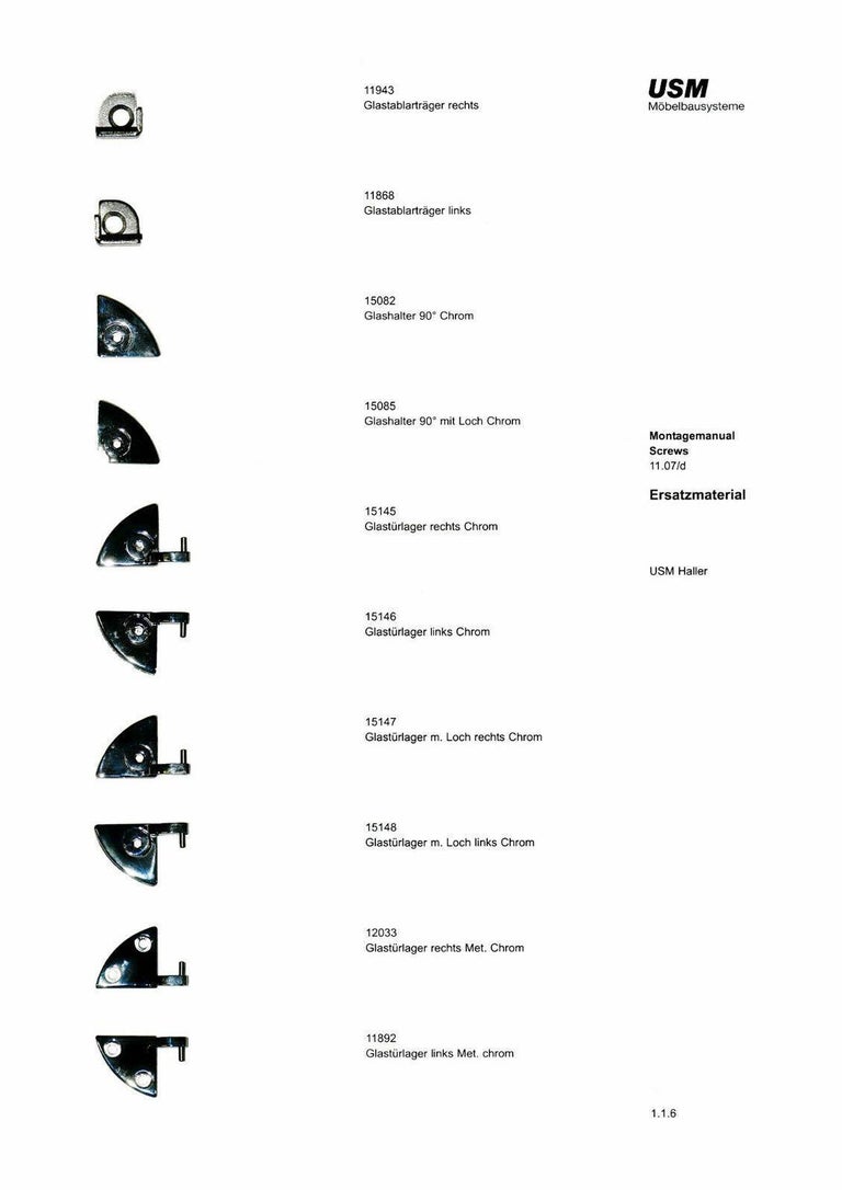 USM Haller Two Drawer File Cabinet at 1stDibs