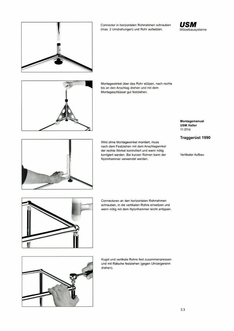 USM Haller Two Drawer File Cabinet at 1stDibs