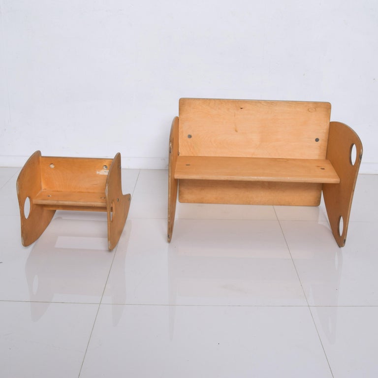 USSR Child School Desk Set Table and Chair by Hans Mitzlaff and ...