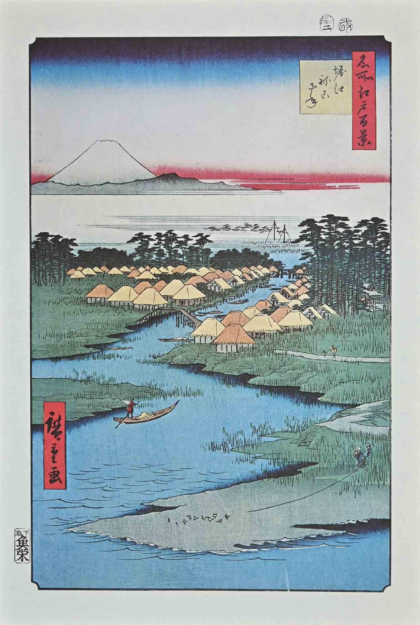 Boatmen-Eight Scenic Spots Along Sumida River After U. Hiroshige-20th ... Boatmen-Eight Scenic Spots Along Sumida River After U. Hiroshige-20th ...
