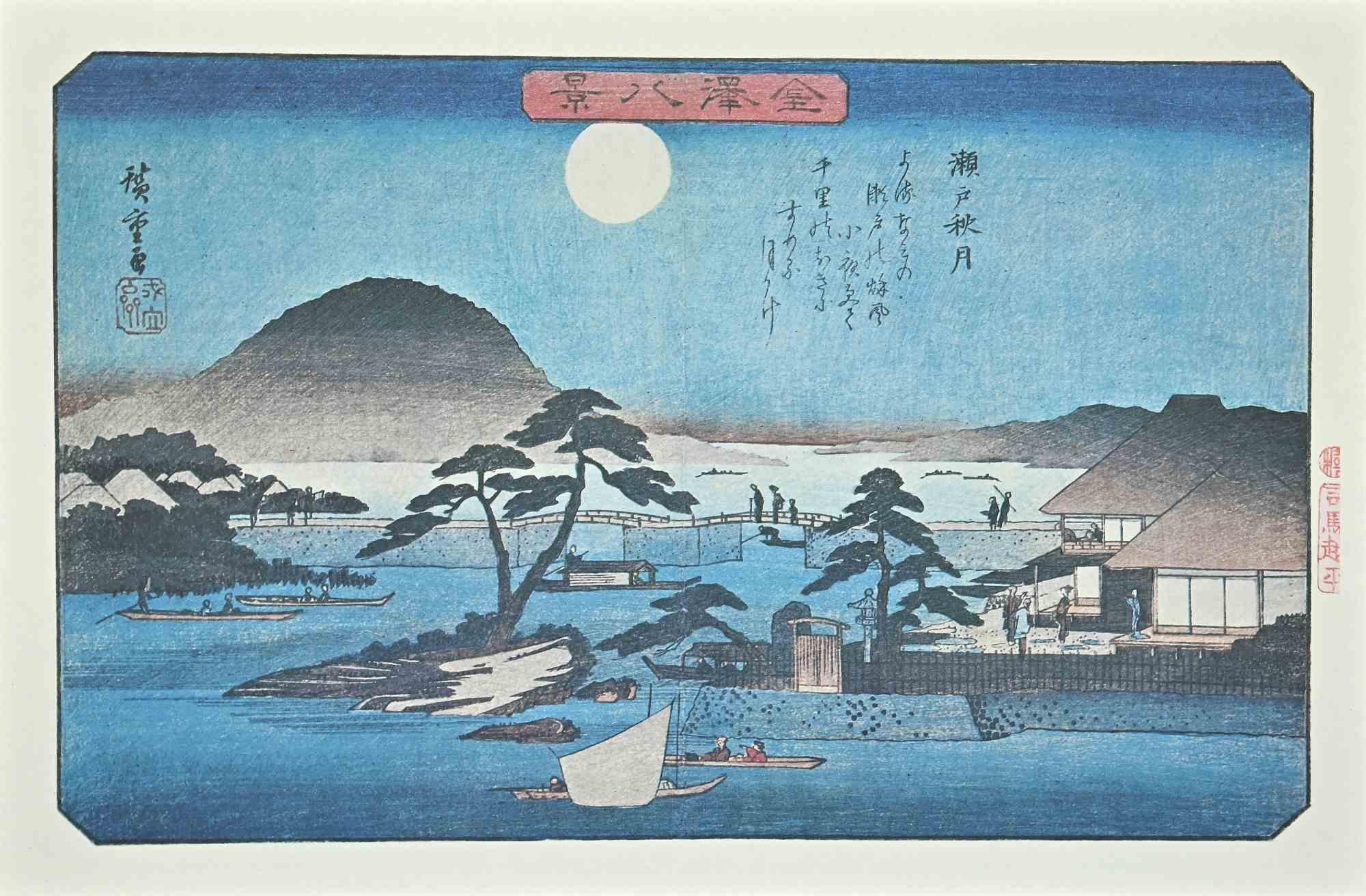 Utagawa Hiroshige - Meishoe - Woodcut by Utagawa Hiroshige - 1850s For ...