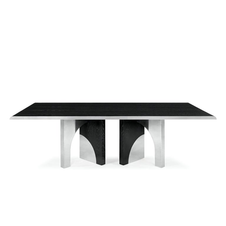Utopia Dining Table, Dark Oak and Steel, InsidherLand by Joana Santos ...