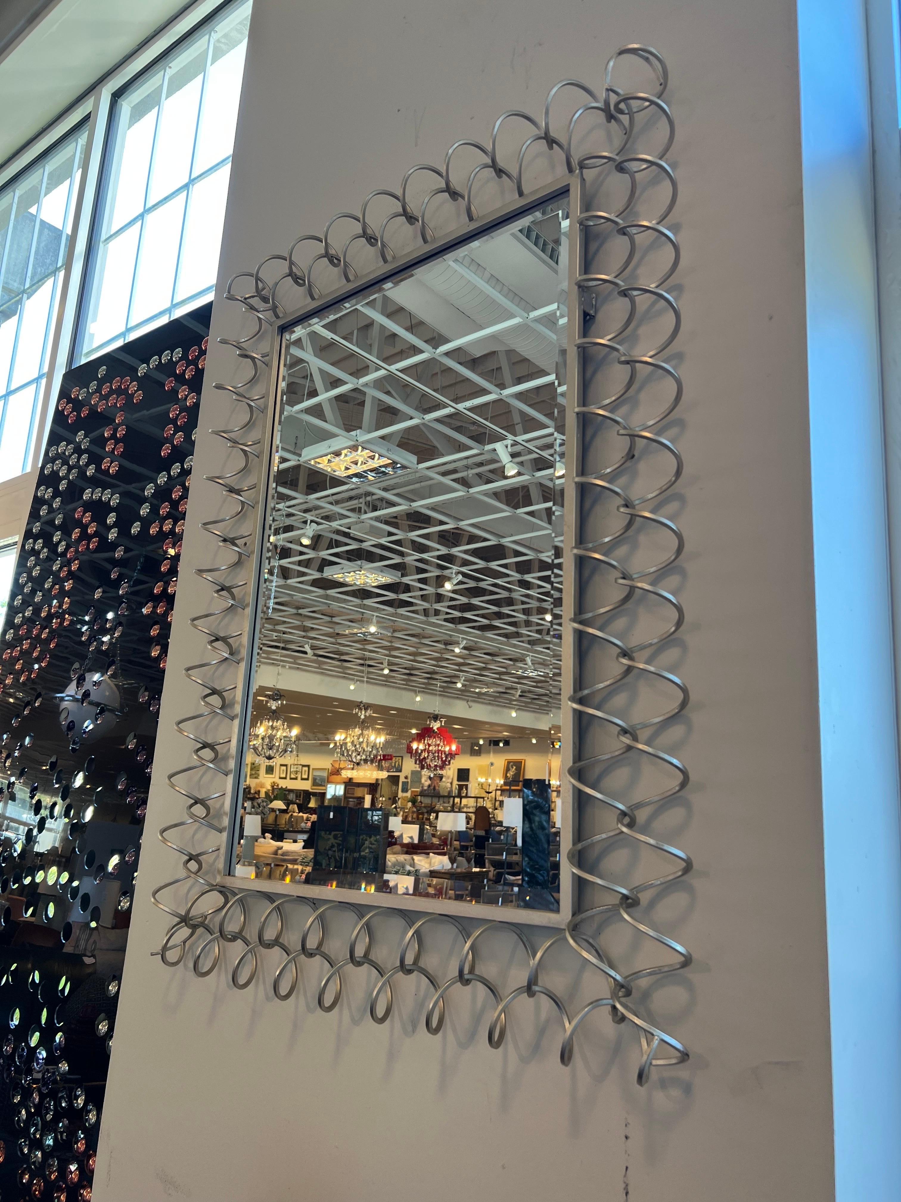 Uttermost Silver Mirror For Sale at 1stDibs