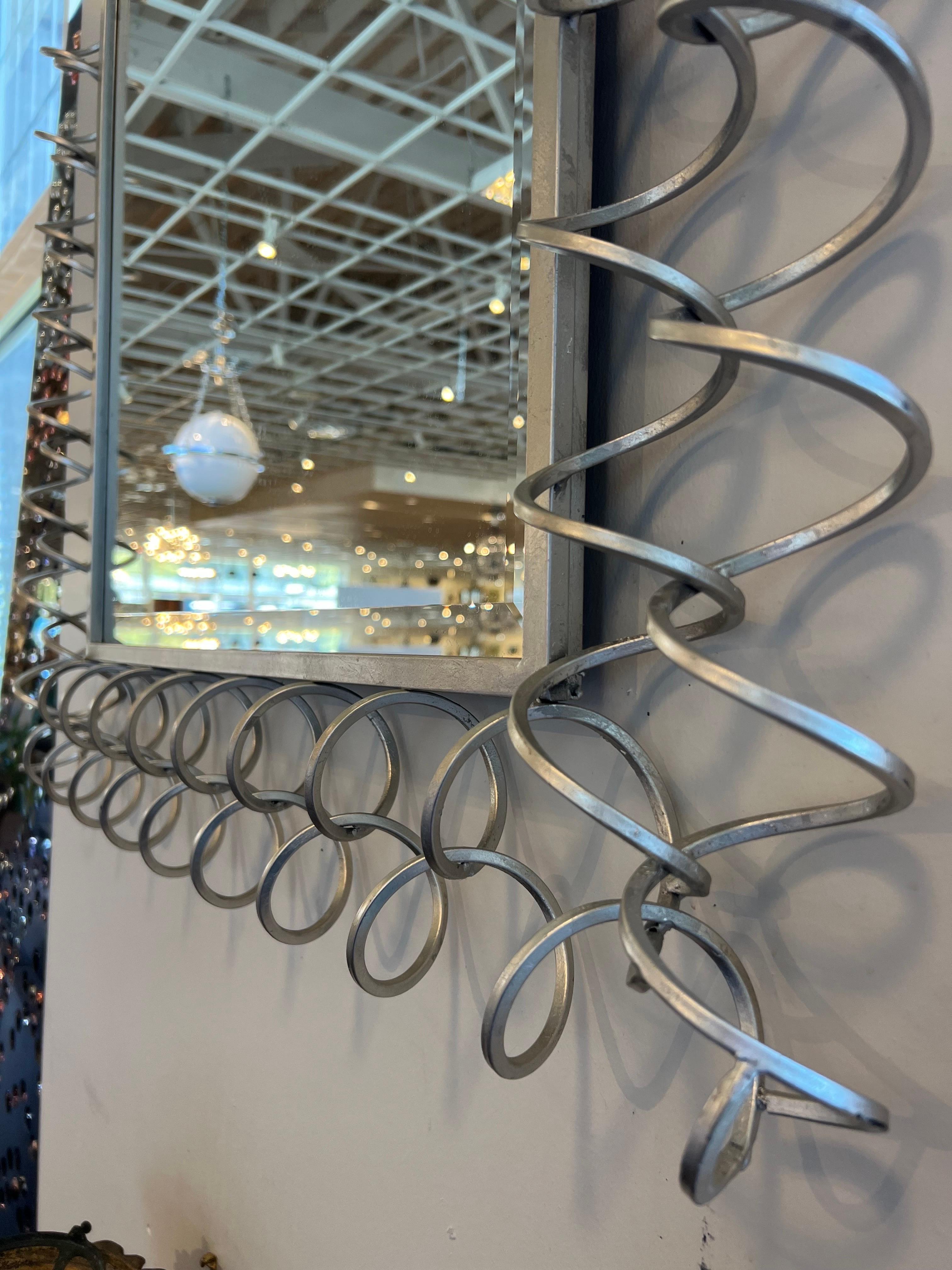 Uttermost Silver Mirror For Sale at 1stDibs