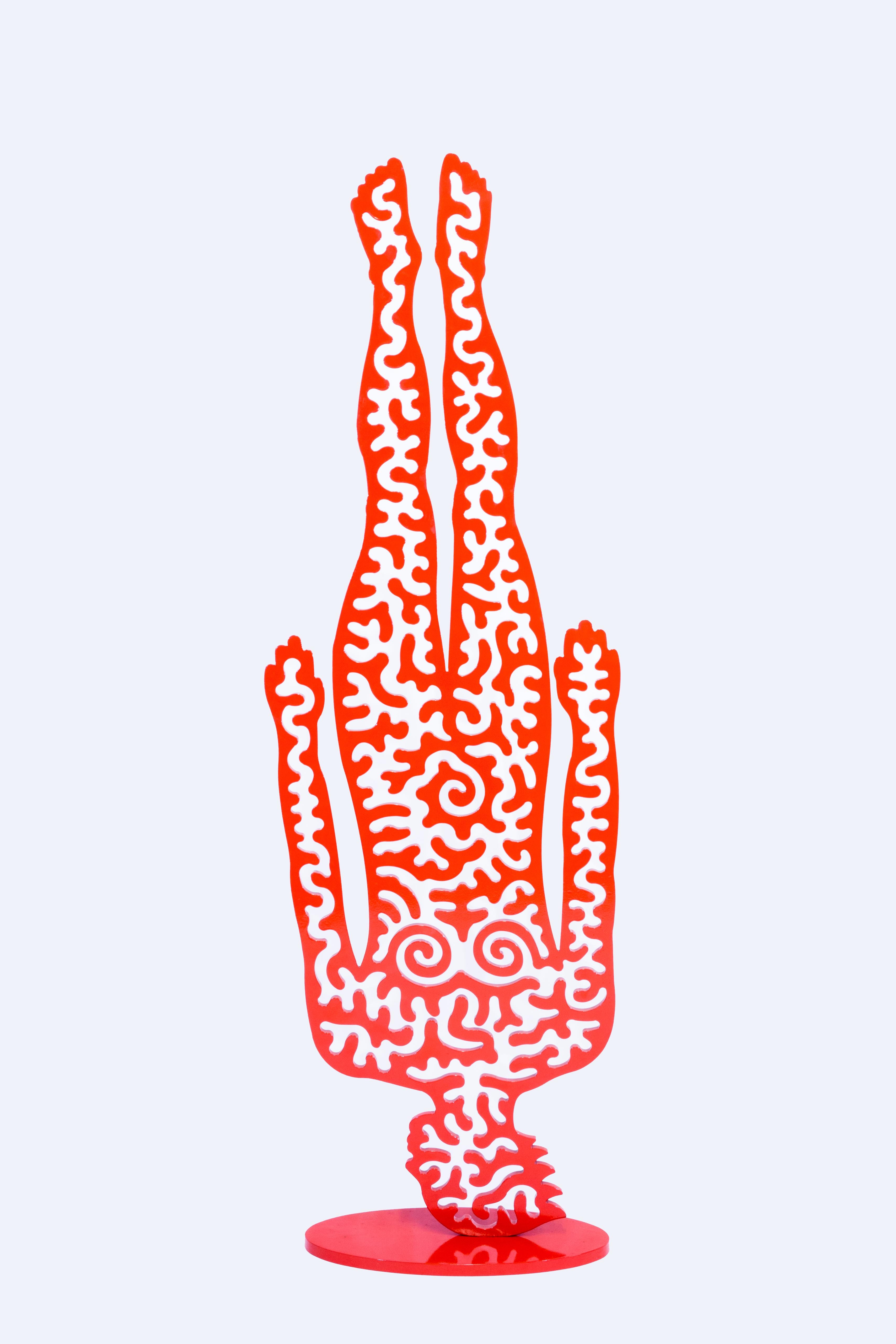 Uwe Pfaff - Large Limited Edition Powder Coated Mild Steel Sculpture ...