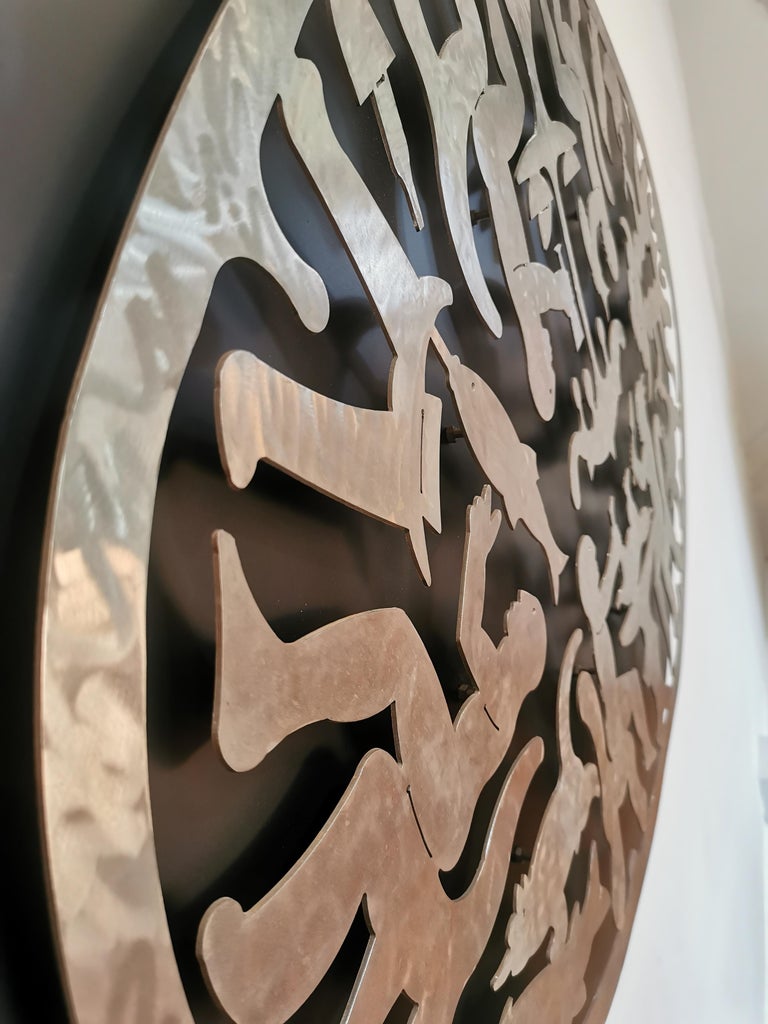 Uwe Pfaff - Limited Edition Wall Mounted Stainless Steel Sculpture ...