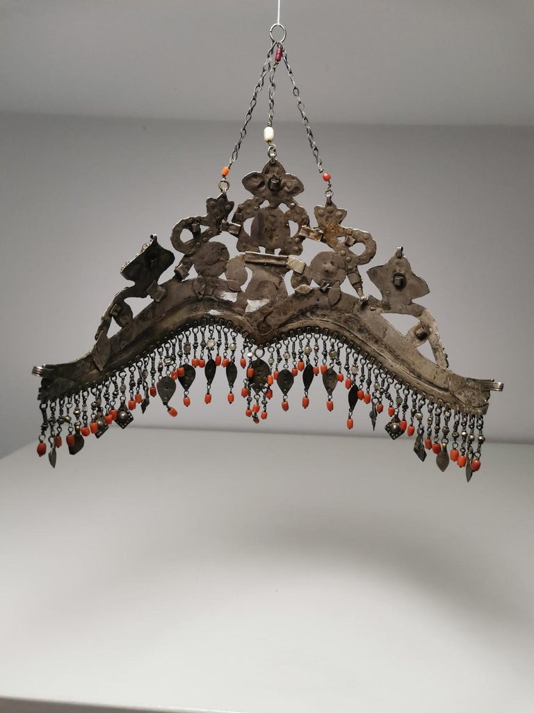 Uzbekistan, Tajikistan: a Rare, Old ‘Bridal Crown’ 20th Century For ...