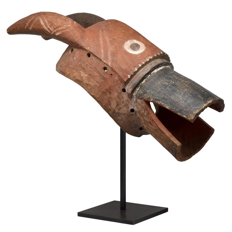 Vabo Society Mask Representing a Bushcow, Africa For Sale at 1stDibs