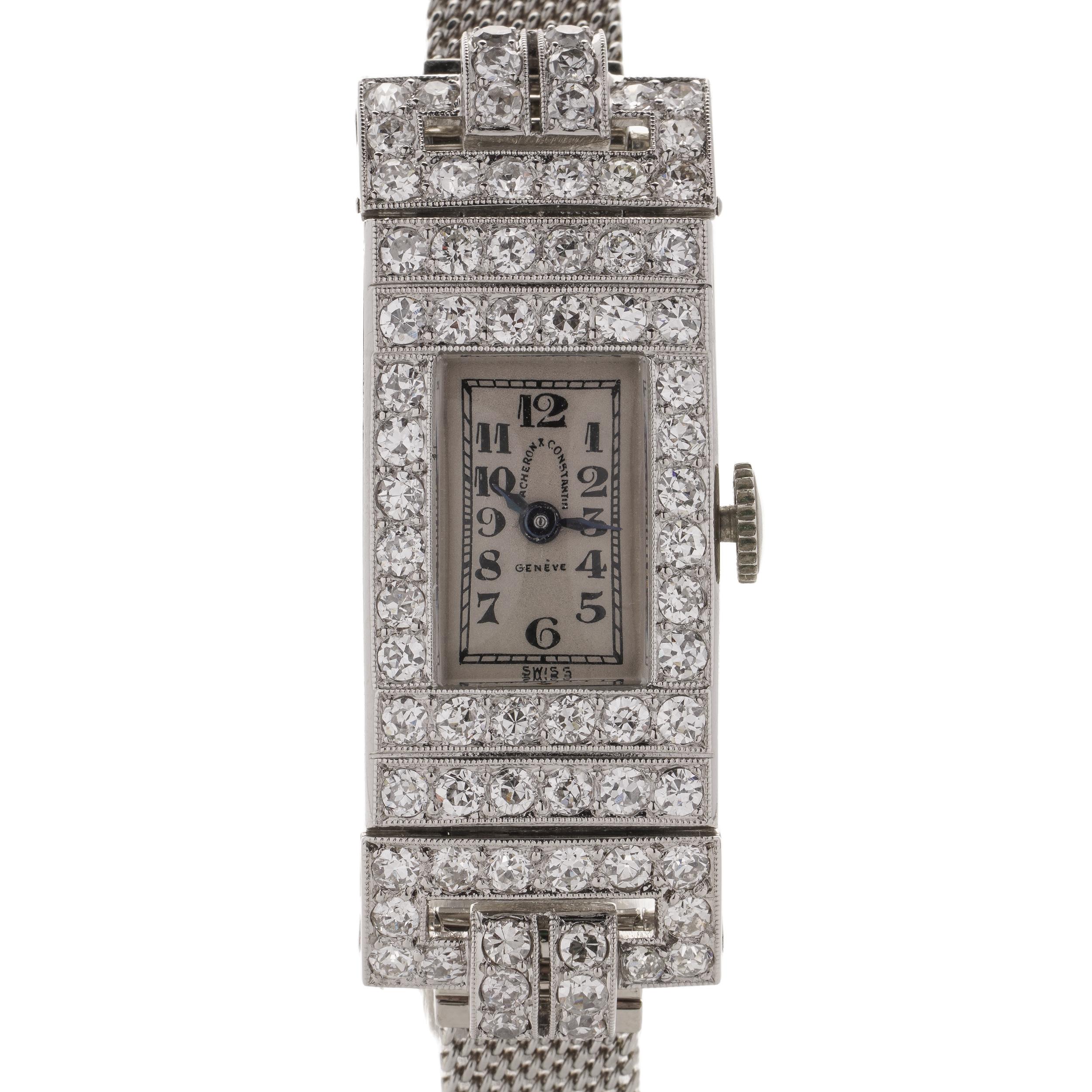 Vacheron Constantin Antique Ladies Platinum Cocktail Watch with ...
