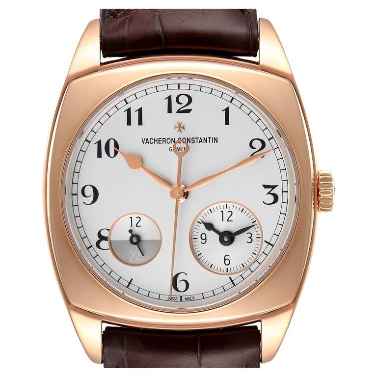 Vacheron Constantin Harmony Dual Time Rose Gold Mens Watch 7800s Box ...